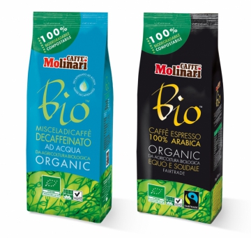 Italian coffee company chooses compostable white metallised NatureFlex ...