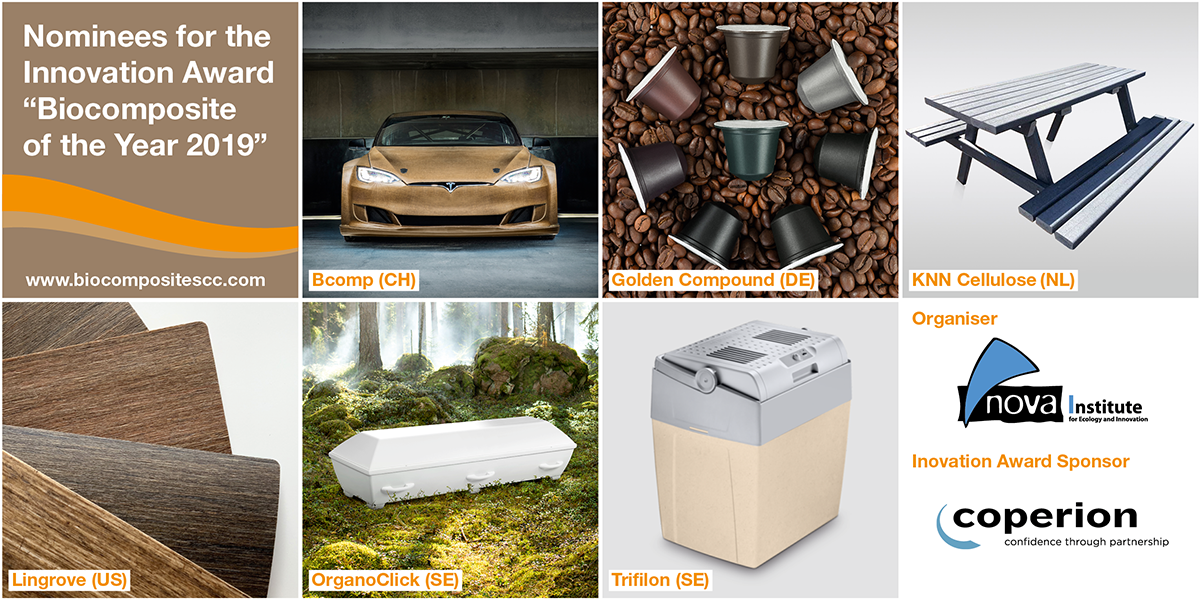 Six candidates are nominated for the innovation award “Biocomposite of ...