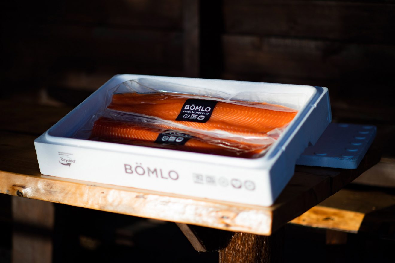 Fresh salmon packed with Styropor® Ccycled™: The world’s first EPS fish ...