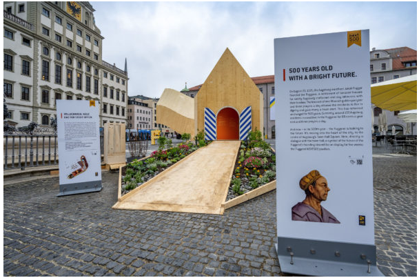 A CLT pavilion to celebrate 500 years of social housing - Renewable ...