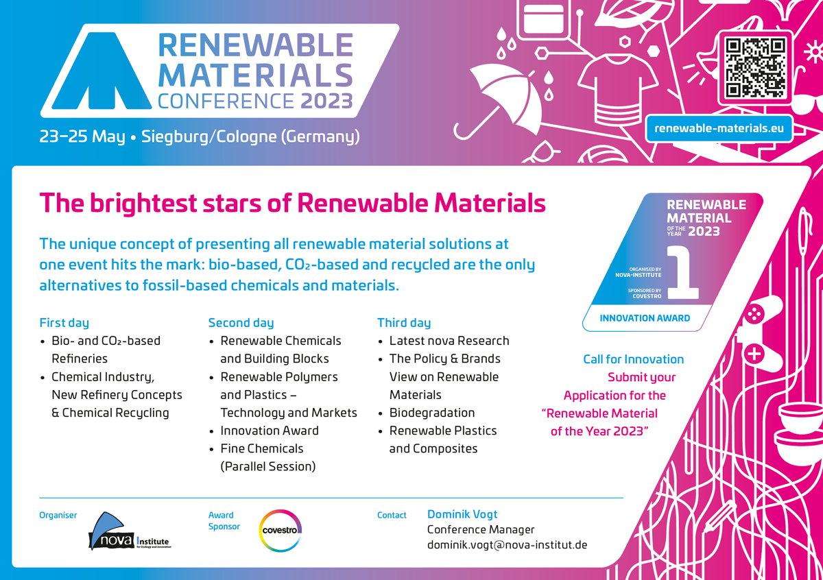 The brightest stars of Renewable Materials meet in Siegburg/Cologne ...