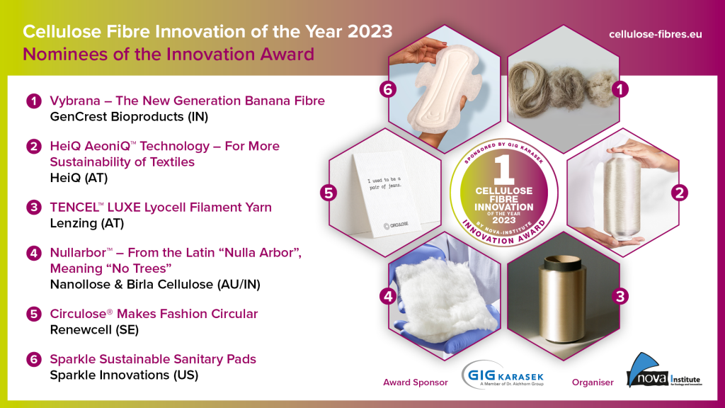 Cellulose Fibre Innovation of the Year 2023 – From Hygiene Products ...