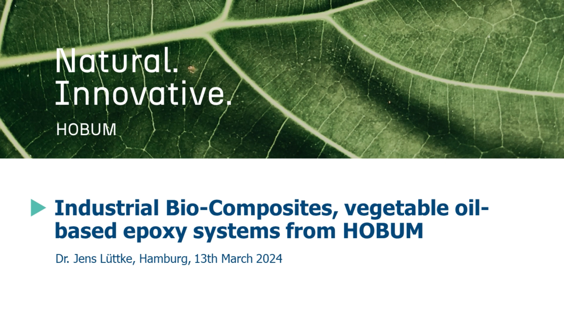 HOBUM and Relement created high performing biobased composite material ...