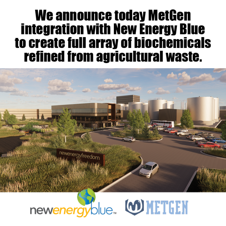Metgen integration with NewEnergyBlue will create full Array of ...