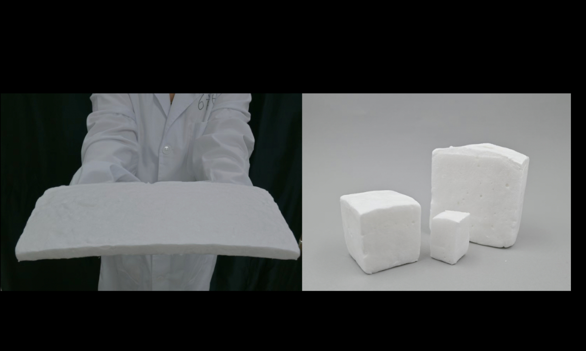 Chinese scientists develop biodegradable sponge capable of removing 99. ...
