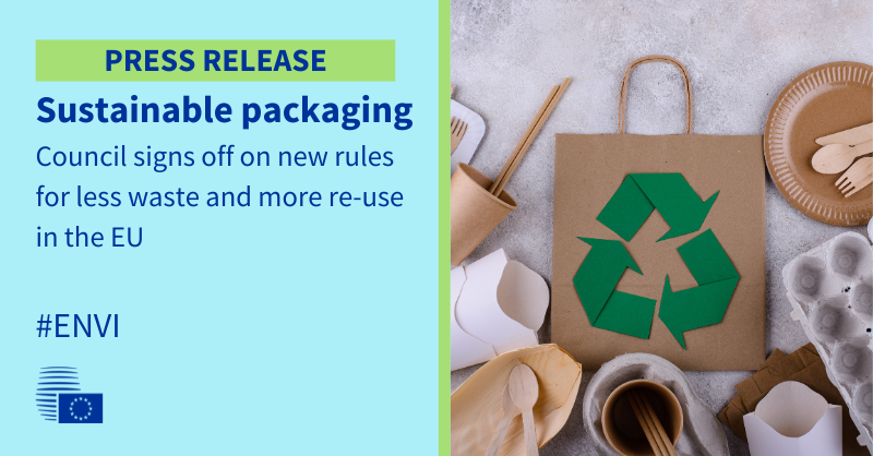 Sustainable packaging: Council signs off on new rules for less waste ...