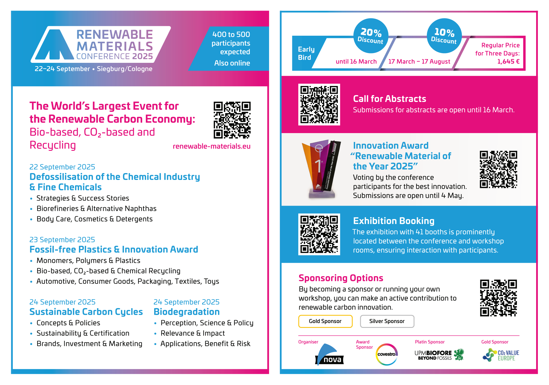 Status and Outlook: Bio-based Polymers worldwide - Renewable Carbon News