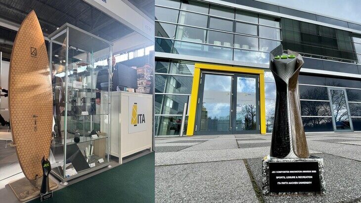 40% CO2 savings in concrete and bio-based recyclable 3D laminate ...