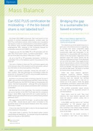 "Sustainability Certification and Mass Balance" 14-08 − "Can ISSC PLUS ...