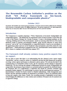 RCI’s position paper: "Draft EU policy framework on bio-based ...