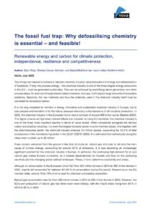 The fossil fuel trap: Why defossilising chemistry is essential – and feasible! (PDF) | Renewable ...